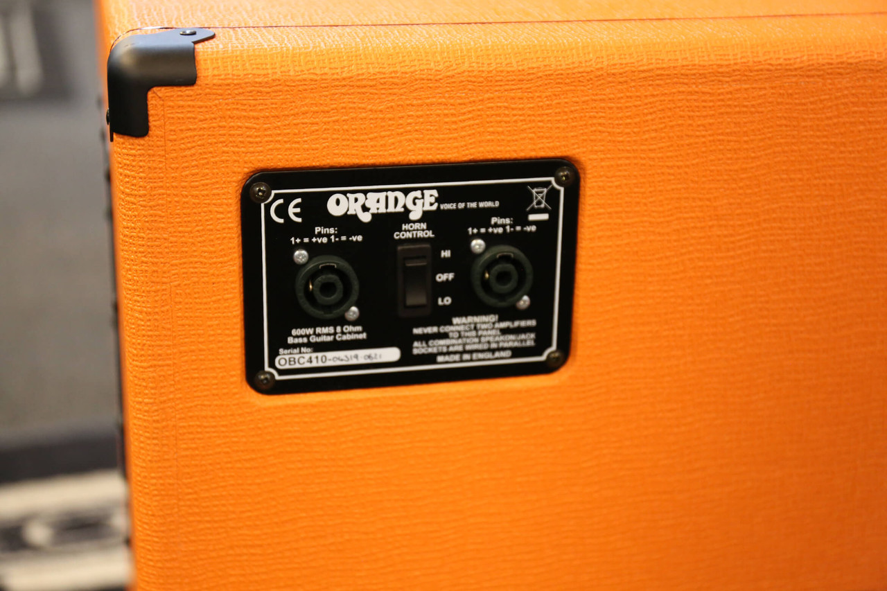 Orange OBC410 Bass Cabinet - 2nd Hand **COLLECTION ONLY**