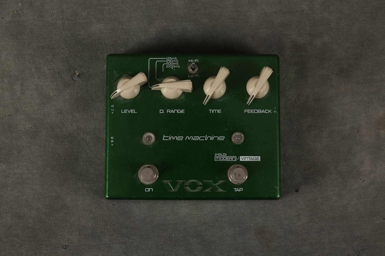 Vox Time Machine Joe Satriani Signature Delay FX Pedal w/Box - 2nd Hand