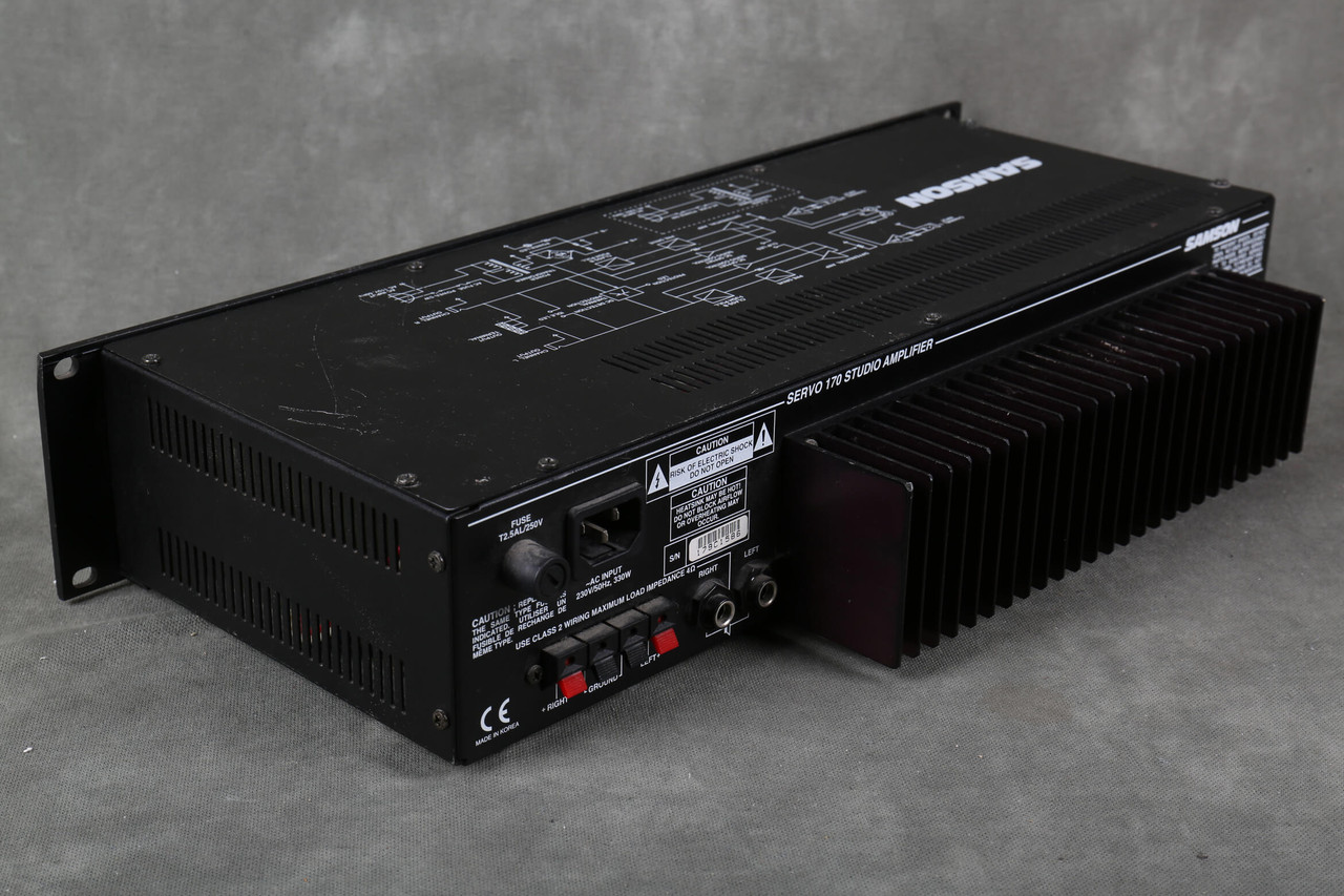 Samson Servo 170 Power Amplifier 2nd Hand | Rich Tone Music