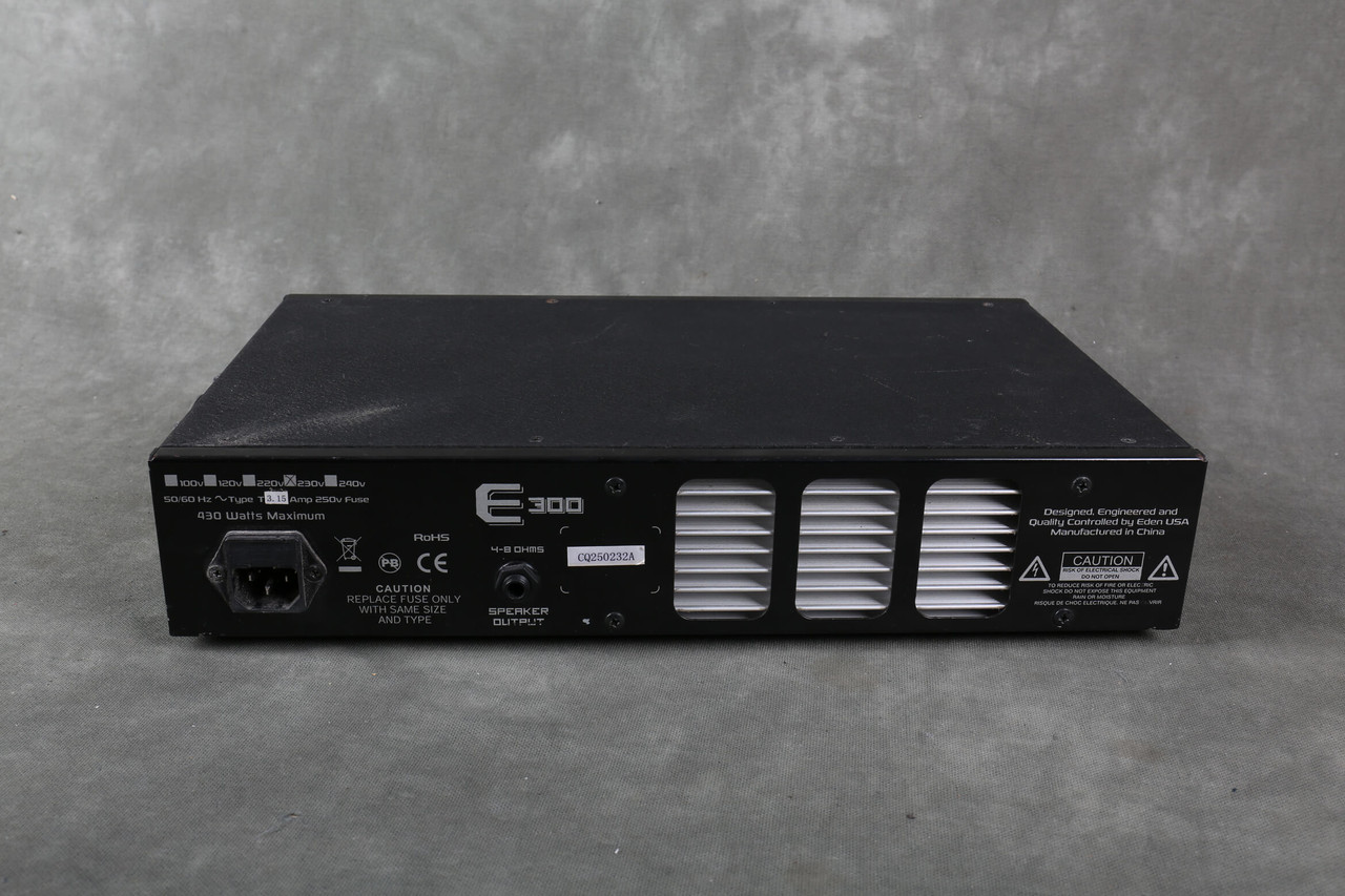 Eden E300 Bass Amp Head 2nd Hand | Rich Tone Music