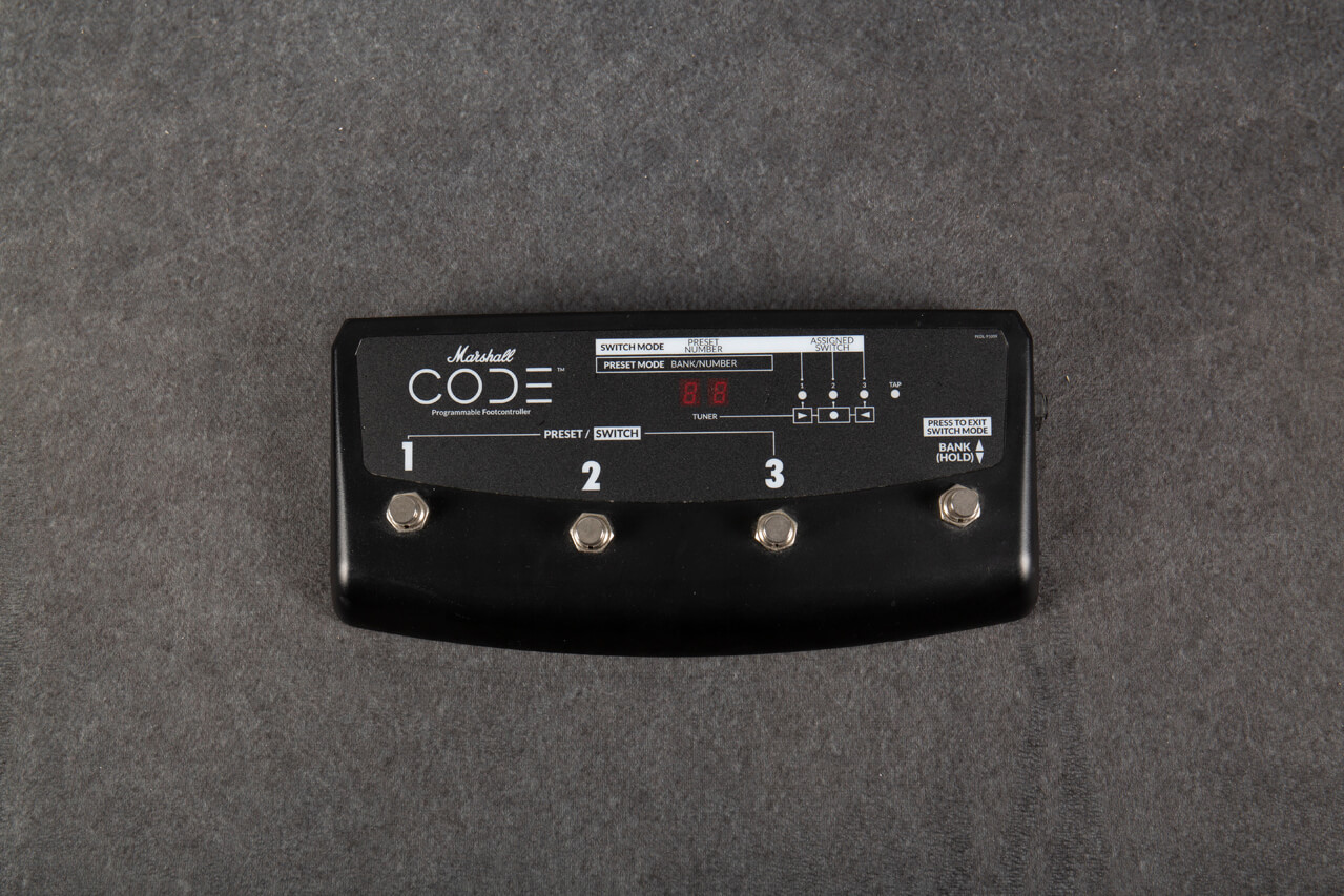 Marshall Code 25 1x10 25w Combo with Footswitch 2nd Hand | Rich Tone Music