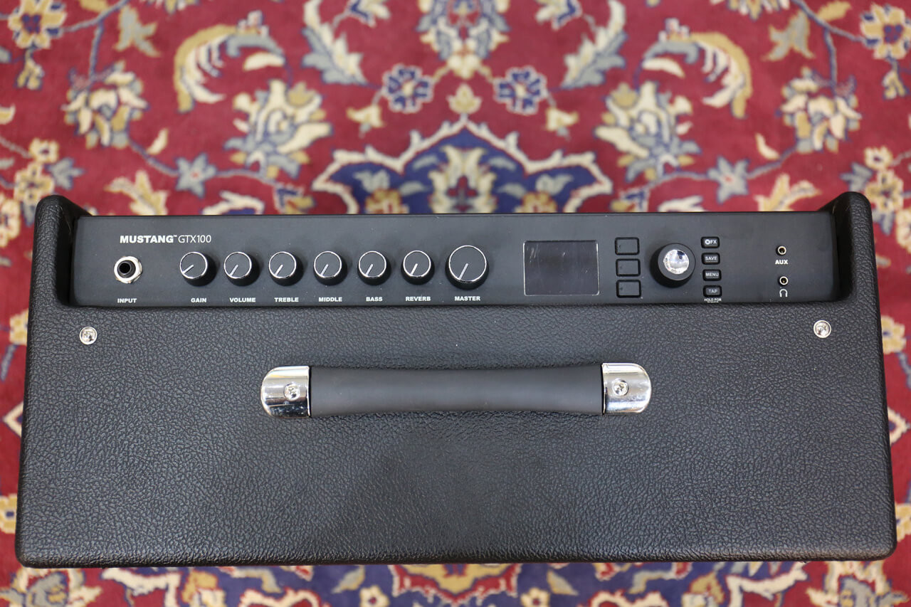 Fender Mustang GTX100 Guitar Combo Amp with GTX7 Footswitch 2nd Hand ...