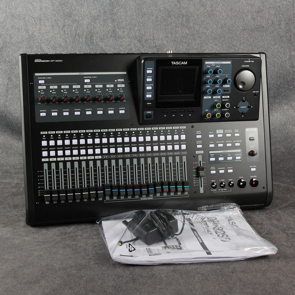 Tascam DP-32SD 32-Track Digital Portastudio with PSU 2nd Hand | Rich ...