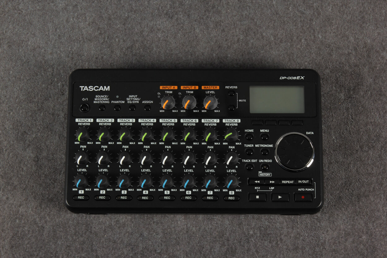 Tascam DP-008EX Digital 8-Track Pocketstudio 2nd Hand | Rich Tone Music