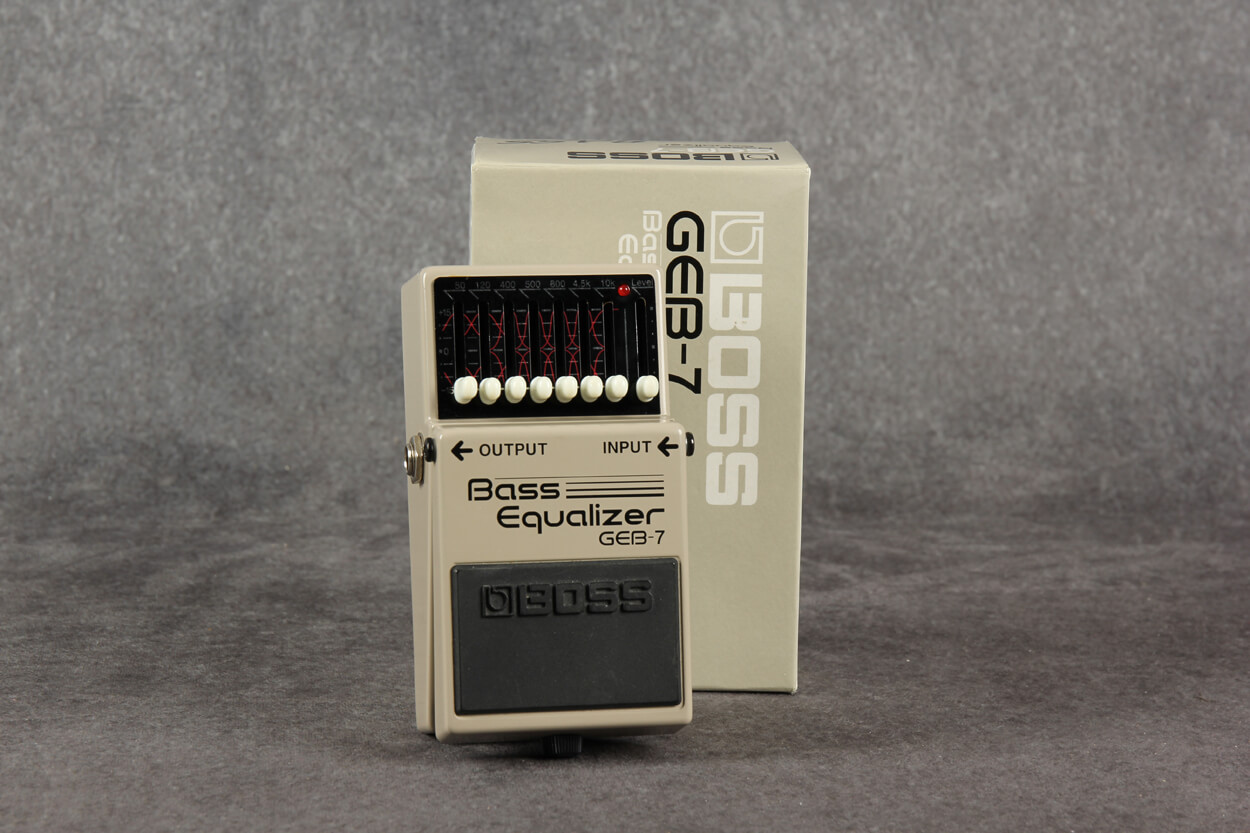 Boss GEB-7 7-Band Bass EQ Pedal 2nd Hand | Rich Tone Music