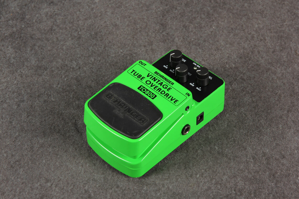 Behringer TO800 Vintage Tube Overdrive Pedal 2nd Hand | Rich Tone Music