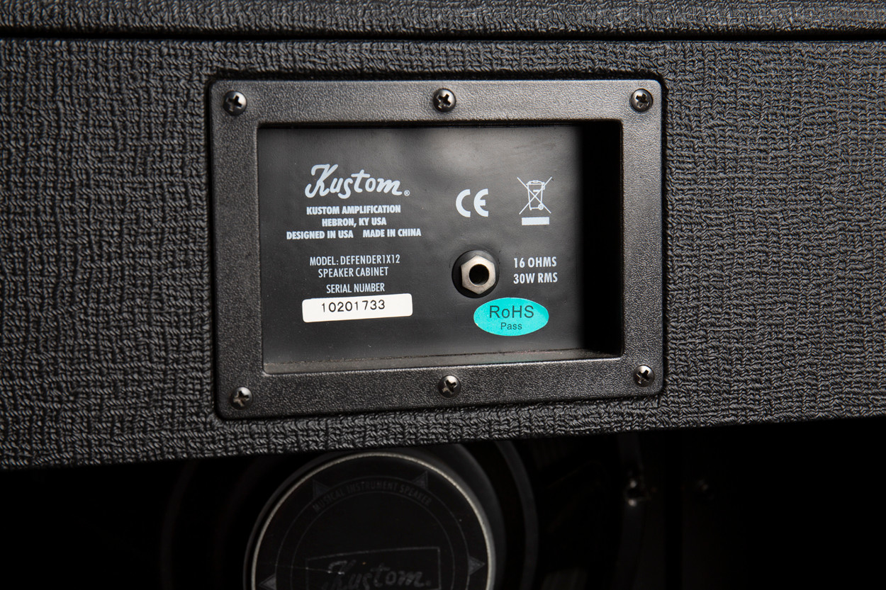 Kustom Defender 5H Tube Amp Head Kustom 1x12 Cabinet 2nd Hand | Rich ...