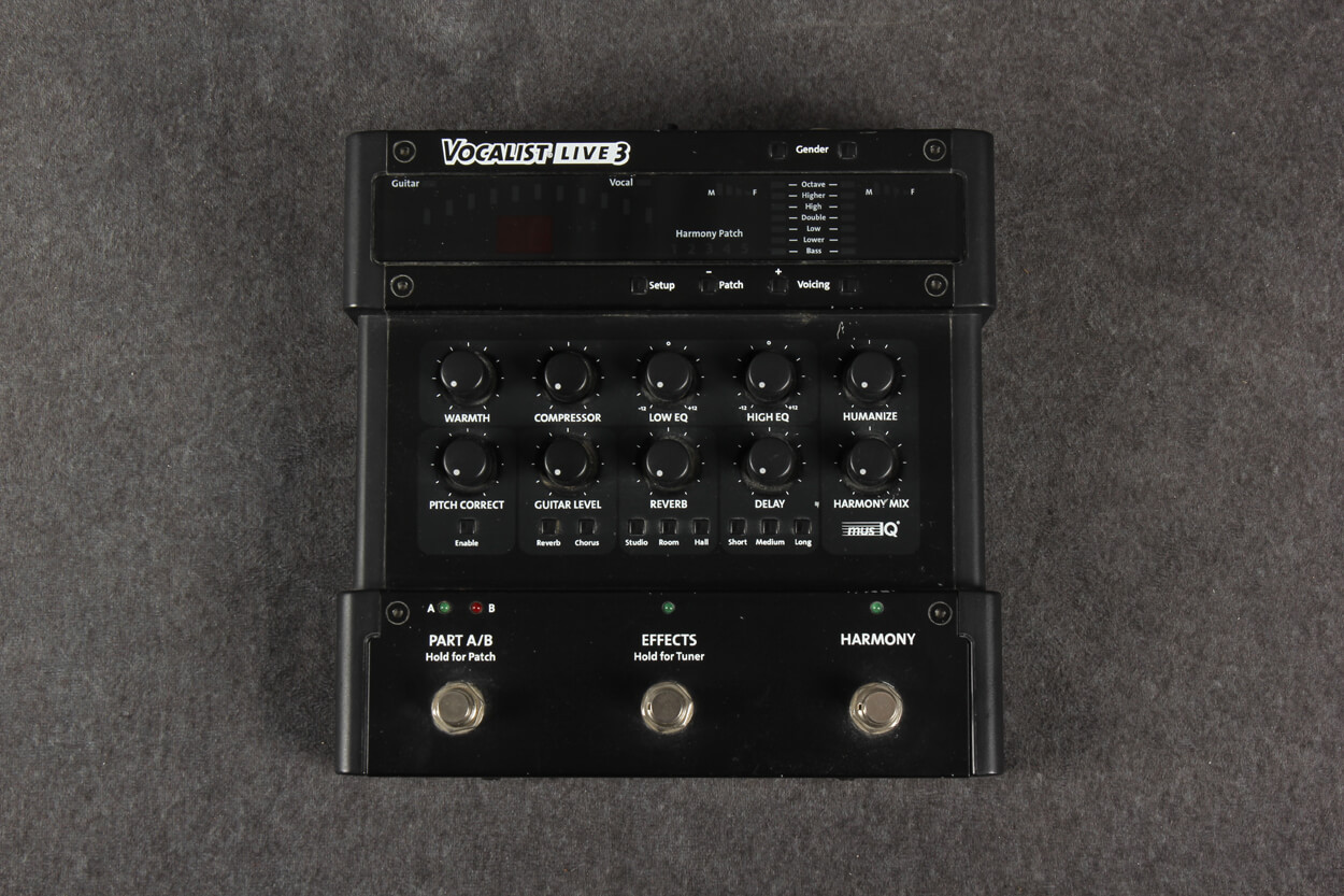 Digitech Vocalist Live 3 Vocal Harmony Pedal 2nd Hand | Rich Tone Music