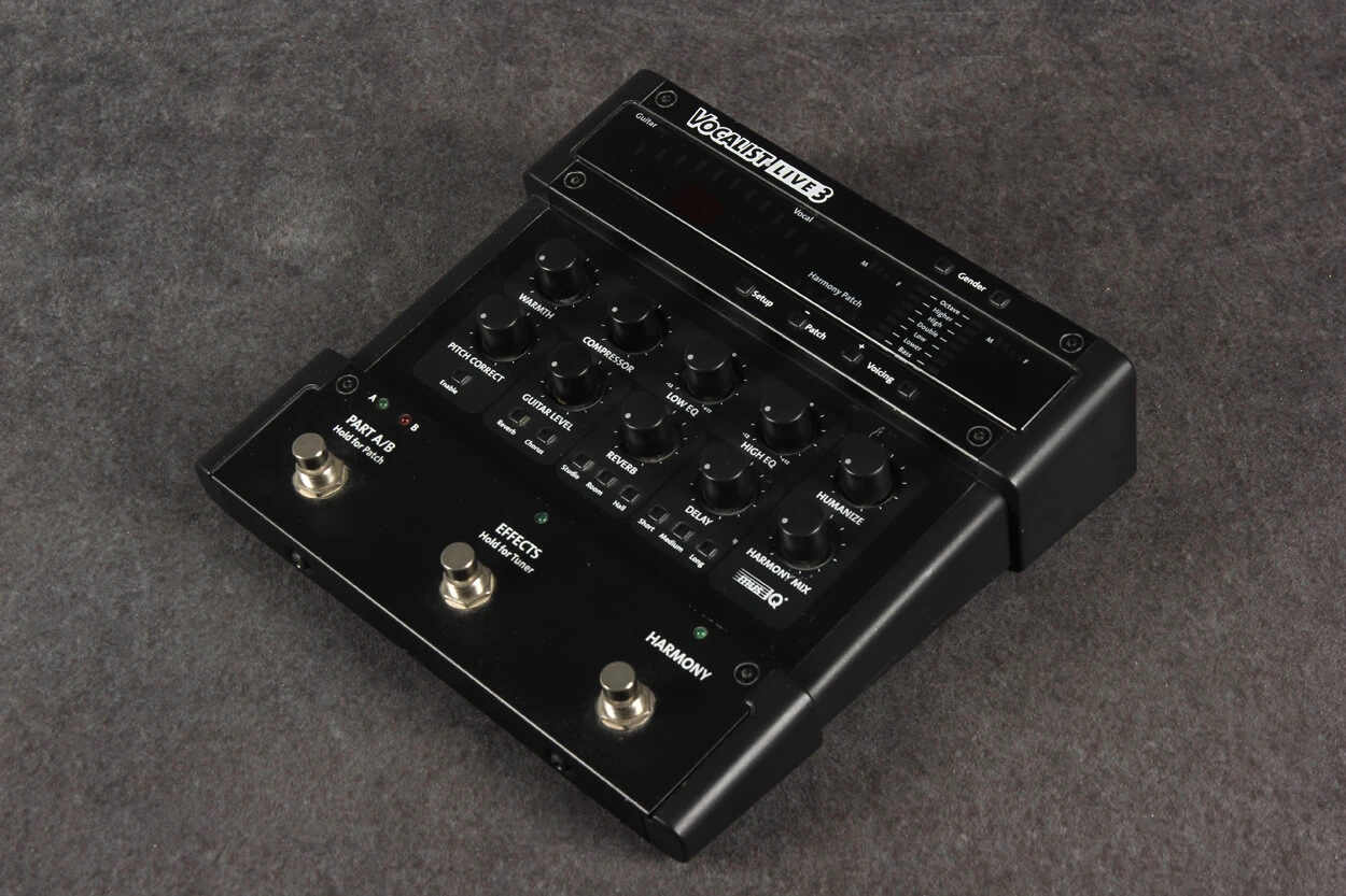 Digitech Vocalist Live 3 Vocal Harmony Pedal 2nd Hand | Rich Tone Music
