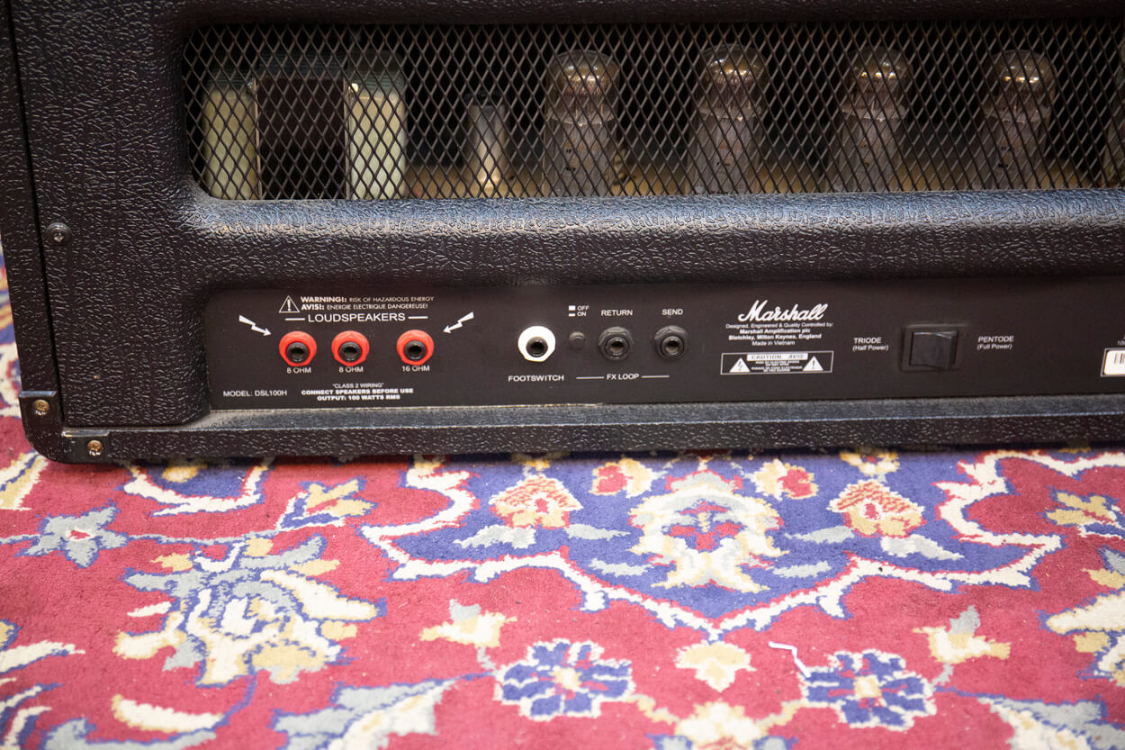 Marshall DSL100H Valve Guitar Head Footswitch 2nd Hand | Rich Tone Music