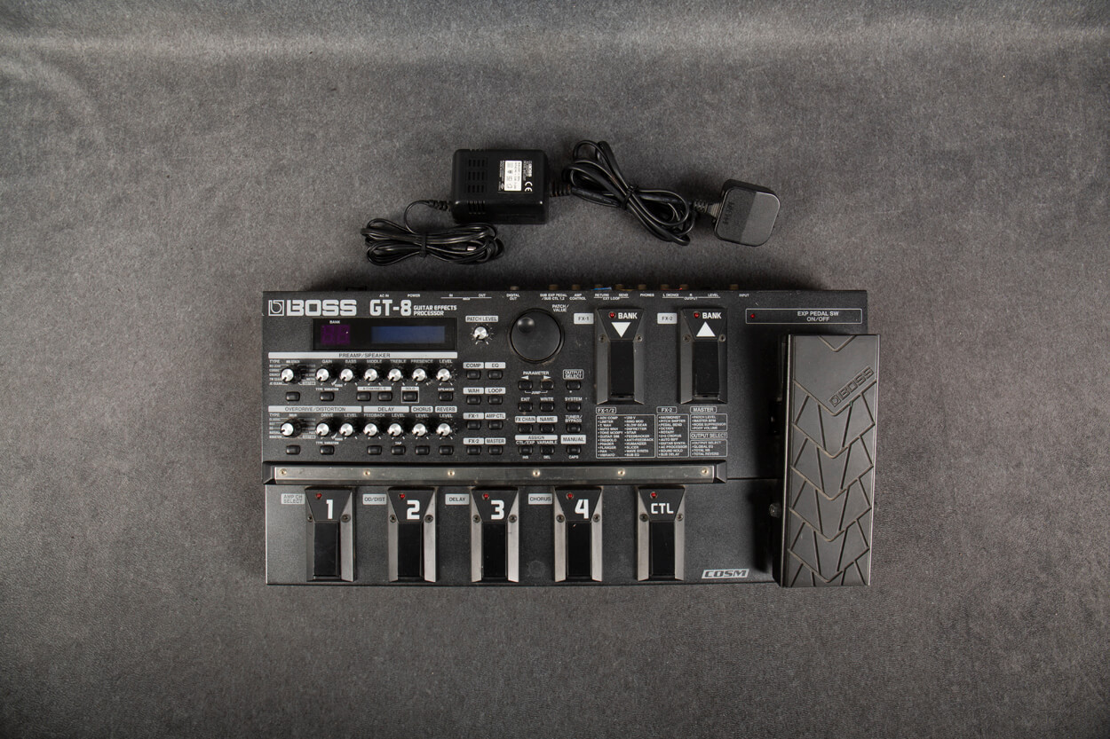 Boss GT-8 Guitar Effects Processor PSU 2nd Hand | Rich Tone Music