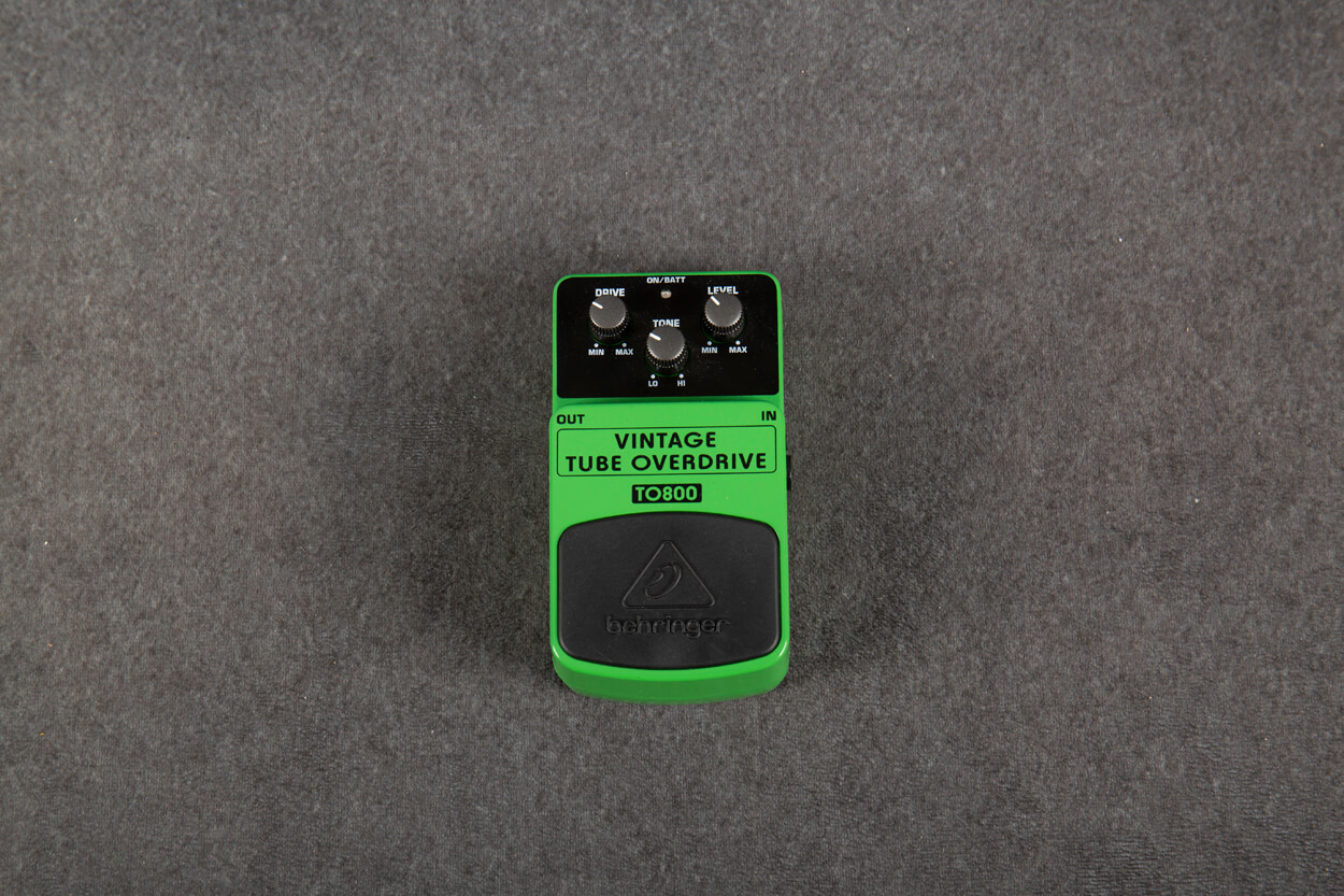 Behringer TO800 Vintage Tube Overdrive Pedal 2nd Hand | Rich Tone Music