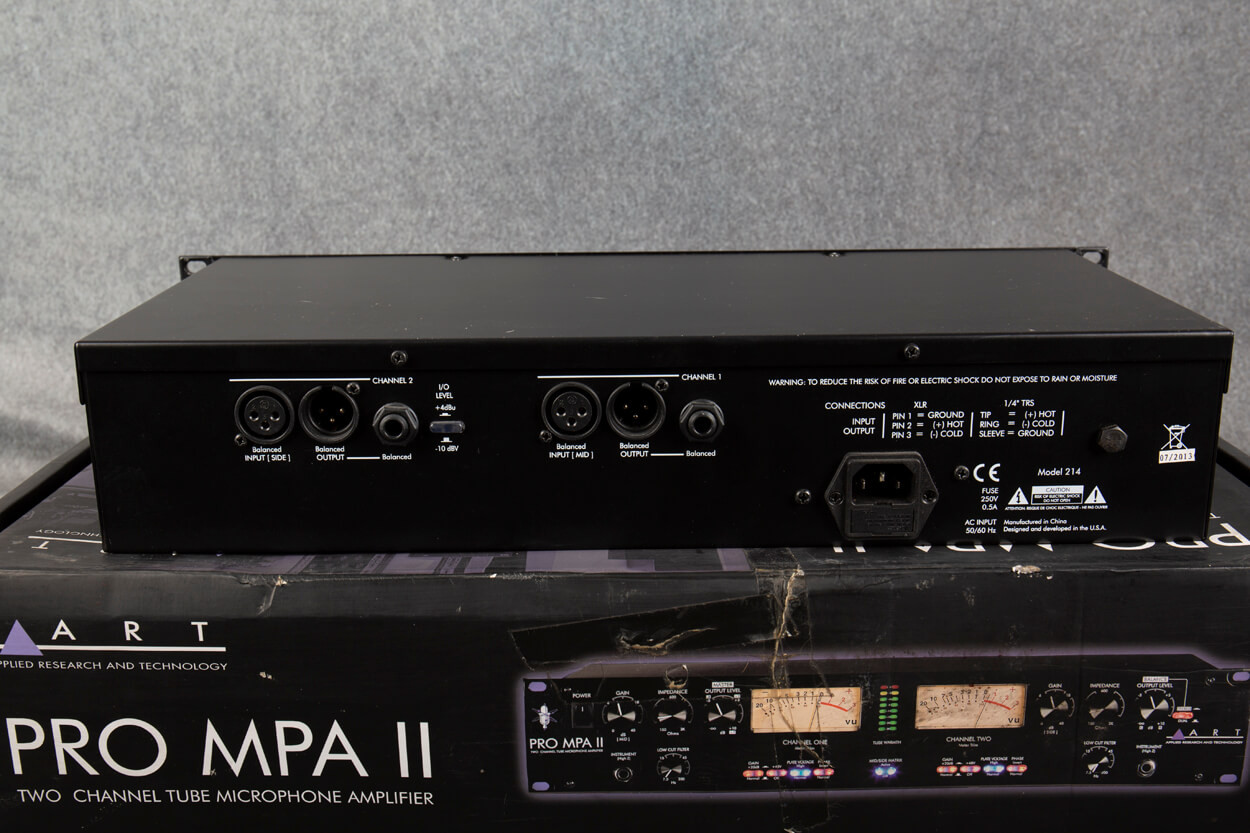 ART Pro MPA II 2-Channel Tube Mic Preamp 2nd Hand | Rich Tone Music