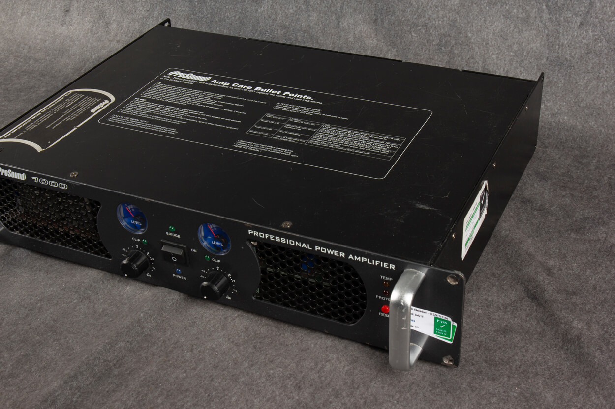 Prosound 1000 Professional Power Amplifier 2nd Hand | Rich Tone Music