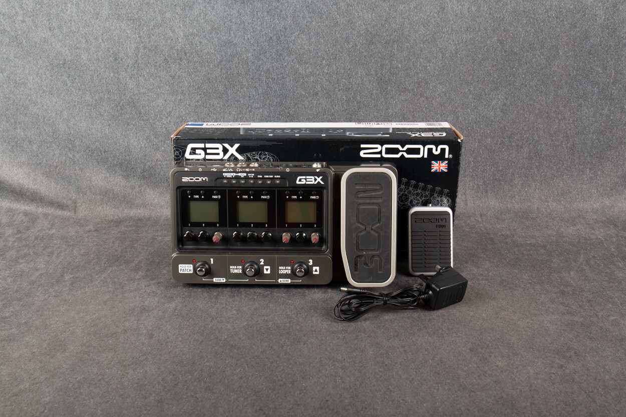 Zoom G3X Multi FX Pedal Zoom FS01 Foot Switch 2nd Hand | Rich Tone Music