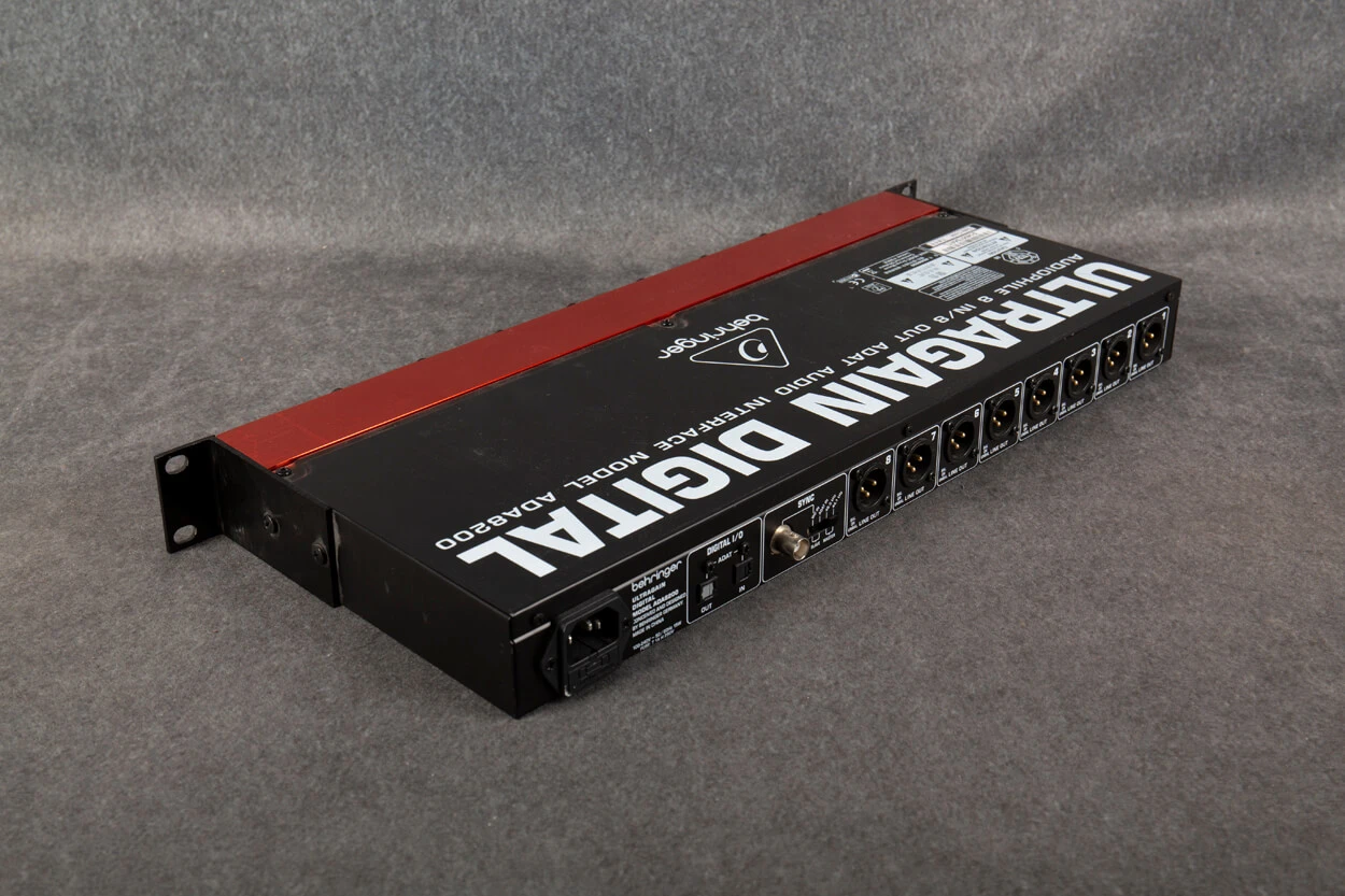 Behringer ADA8200 Ultragain Digital ADAT Audio Interface 2nd Hand ...
