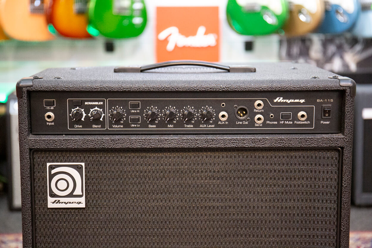 Ampeg BA-115 V2 1x15 Combo Bass Amp 2nd Hand | Rich Tone Music