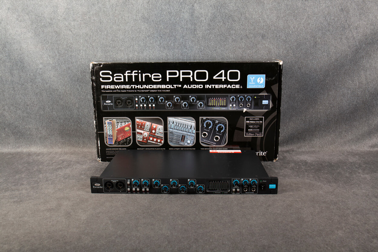 Focusrite Saffire Pro 40 Audio Interface 2nd Hand | Rich Tone Music