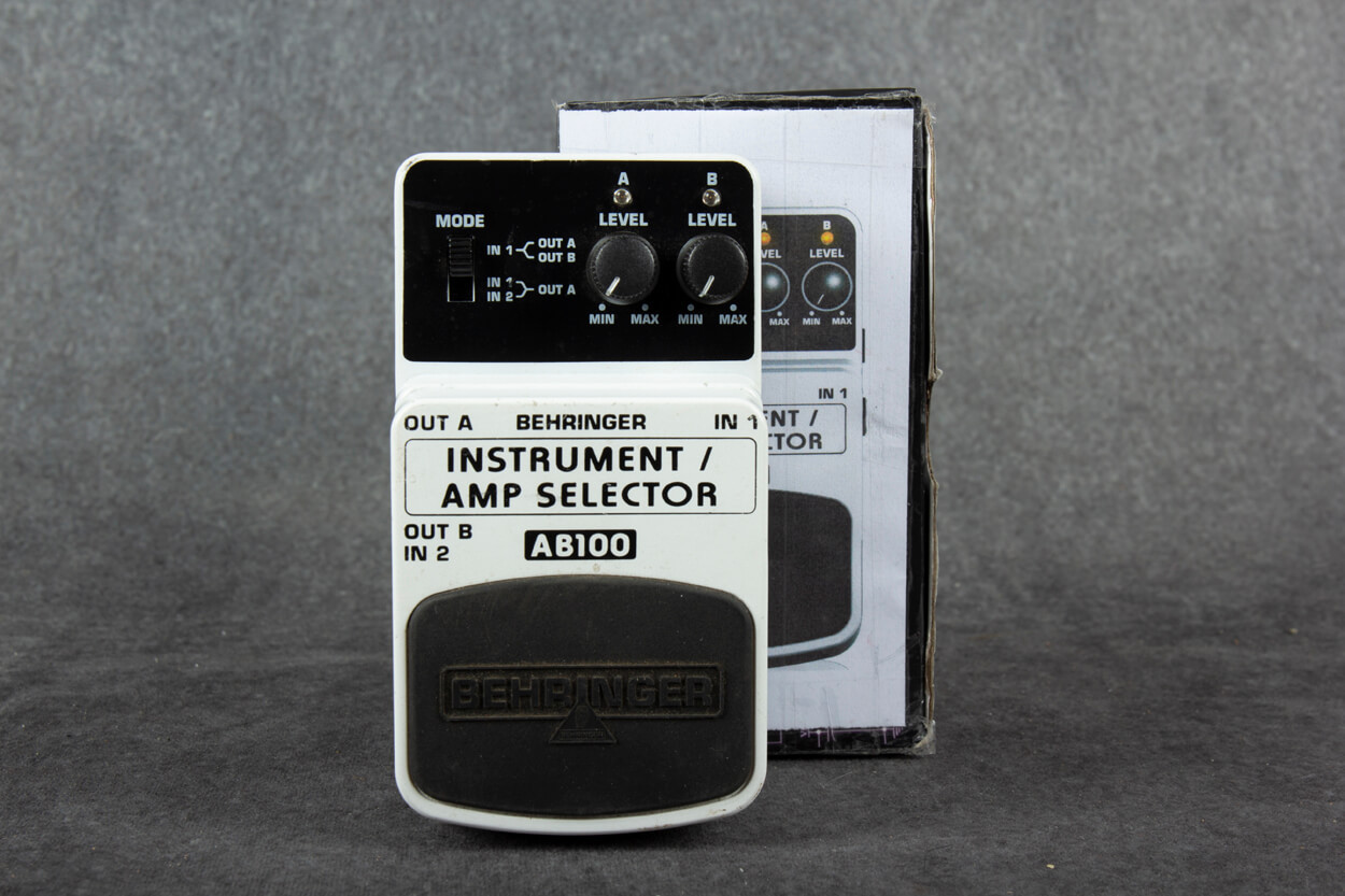 Behringer AB100 Instrument Amp Selector 2nd Hand | Rich Tone Music