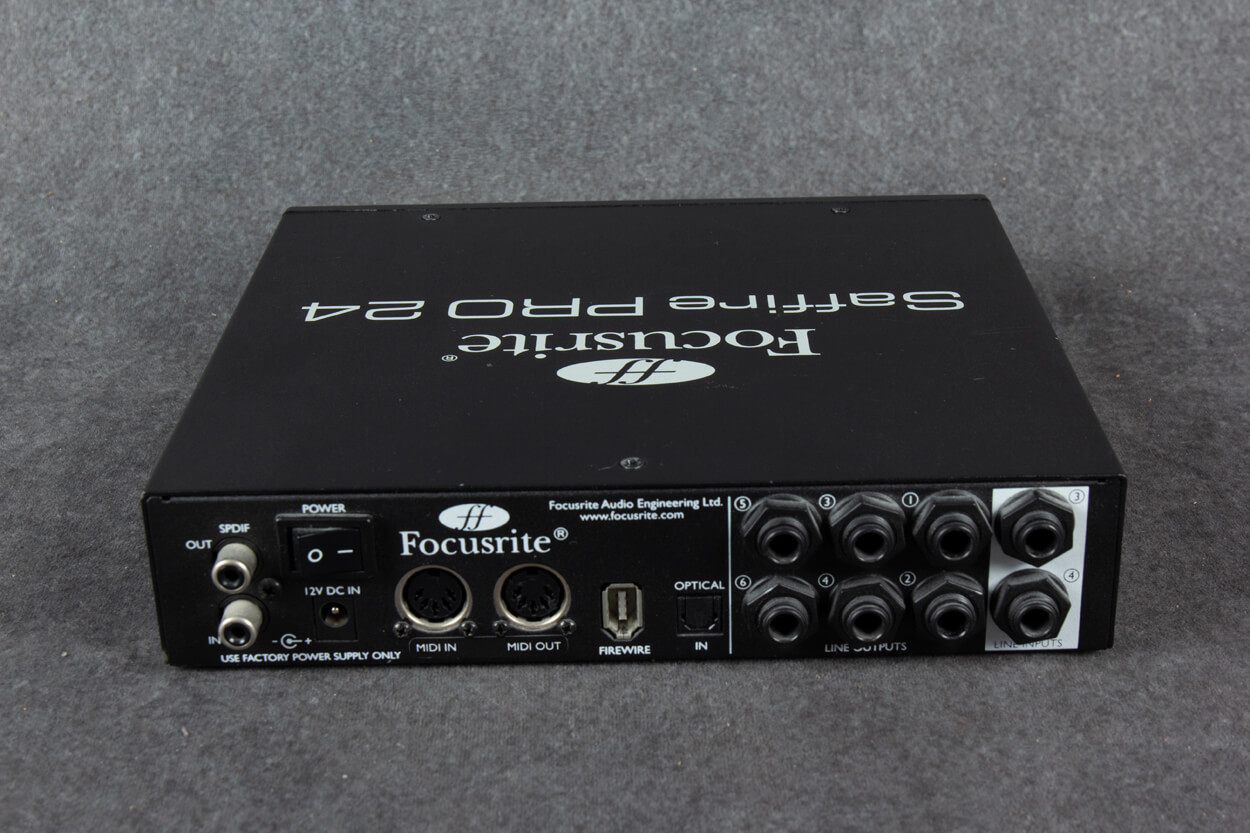 Focusrite Saffire Pro 24 Firewire Interface 2nd Hand | Rich Tone Music