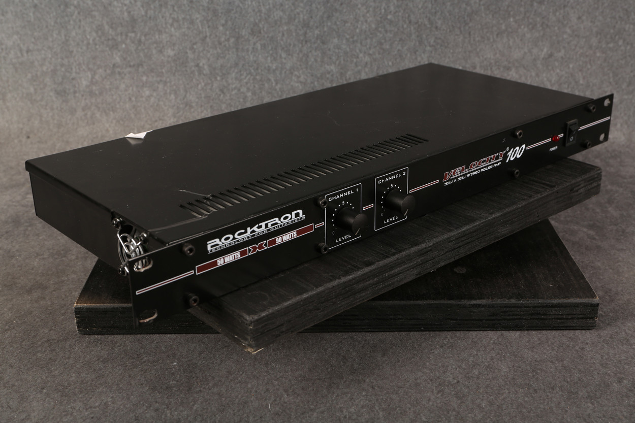 Rocktron Velocity 100 Stereo Power Amp 2nd Hand | Rich Tone Music