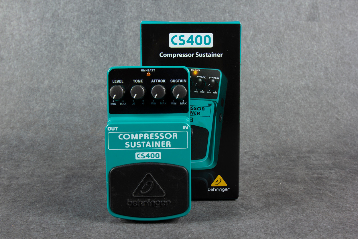 Behringer CS400 Compressor Sustainer Pedal 2nd Hand | Rich Tone Music
