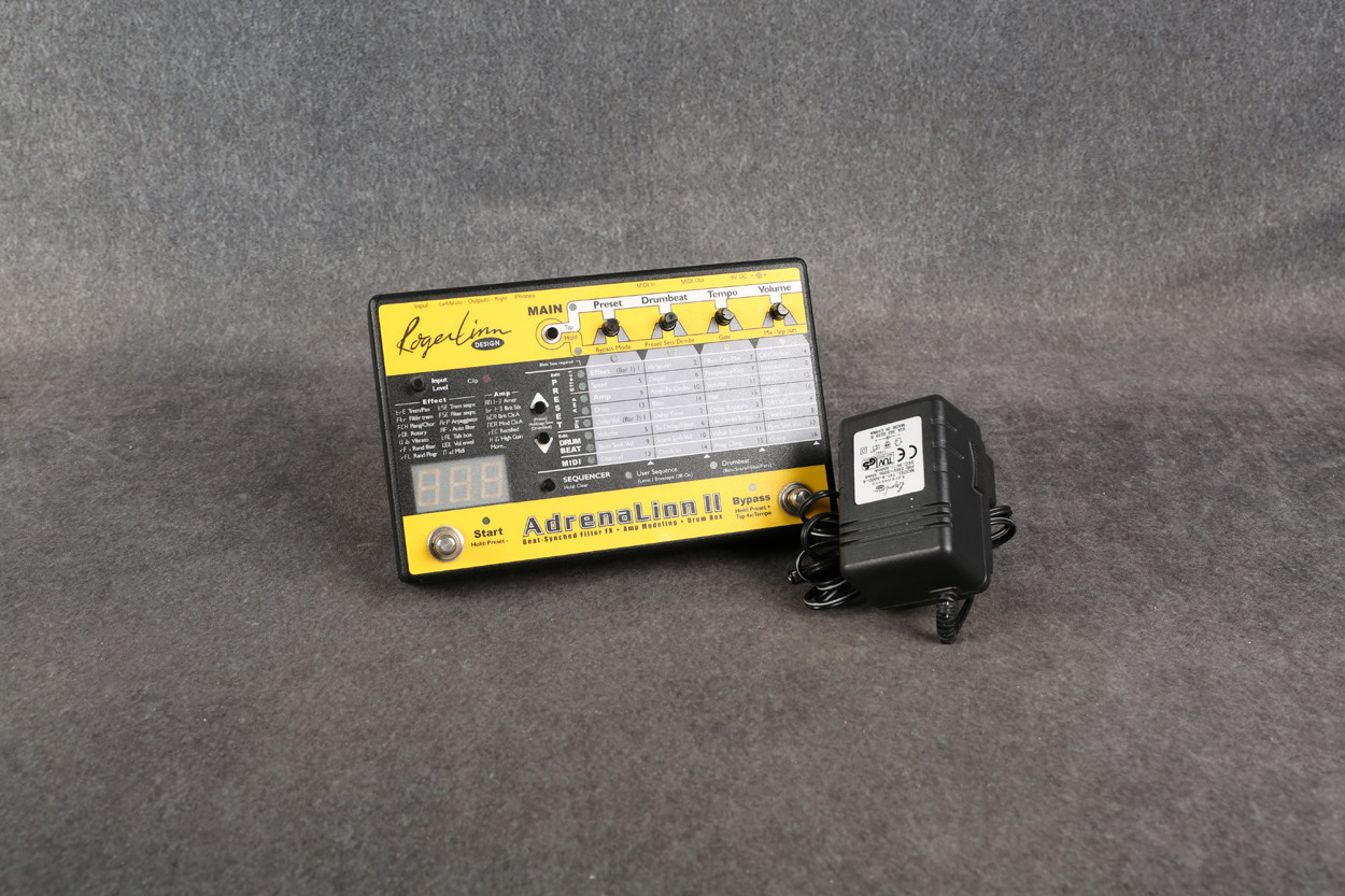 Roger Linn Adrenalinn II Instrument Processor PSU 2nd Hand | Rich Tone ...