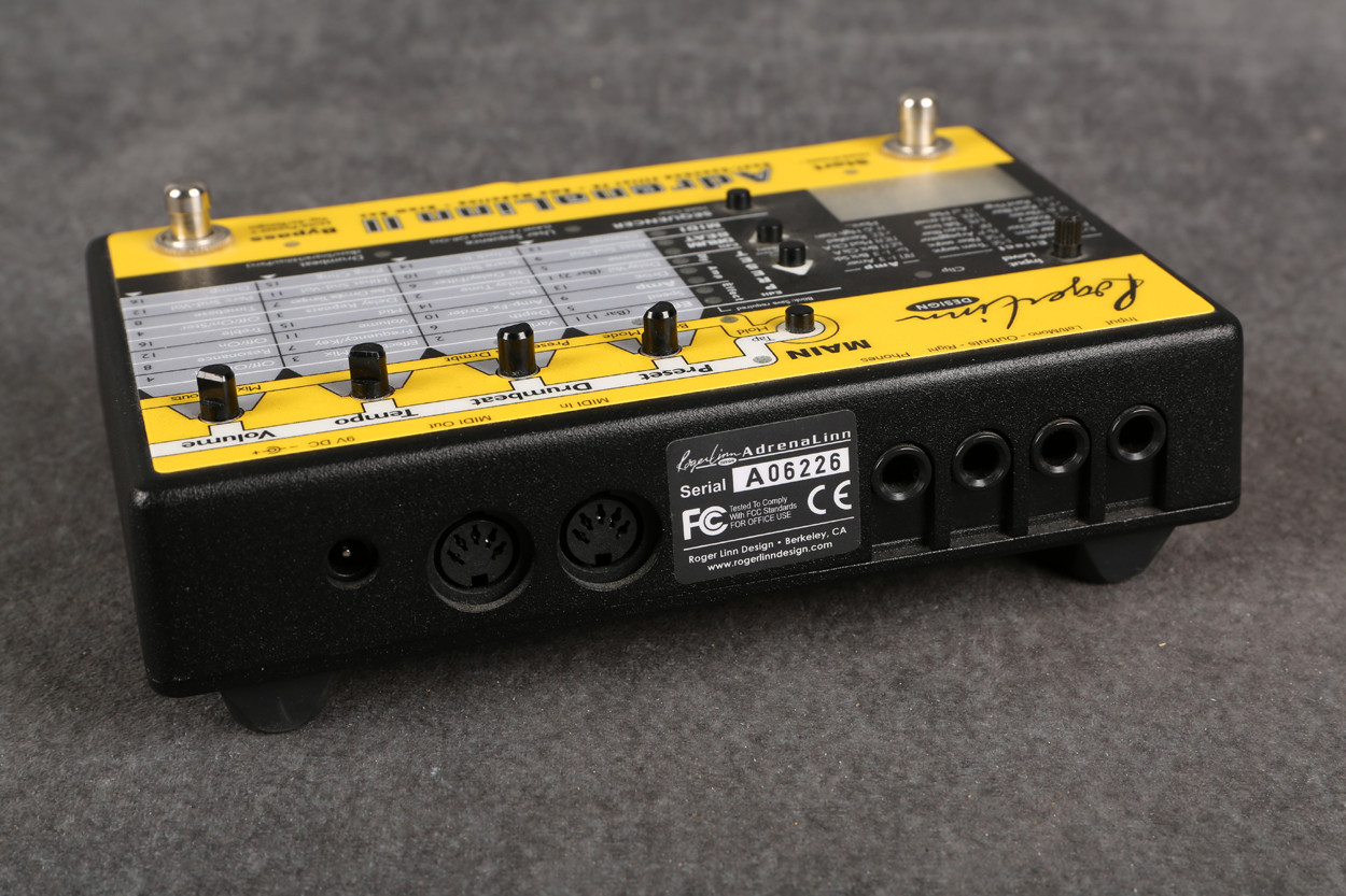 Roger Linn Adrenalinn II Instrument Processor PSU 2nd Hand | Rich Tone ...