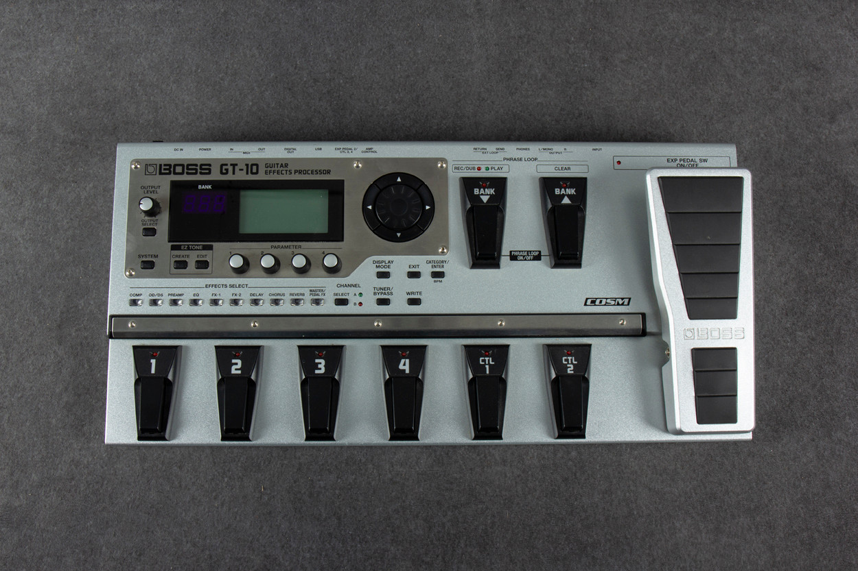 Boss GT10 Guitar Effects Processor 2nd Hand | Rich Tone Music