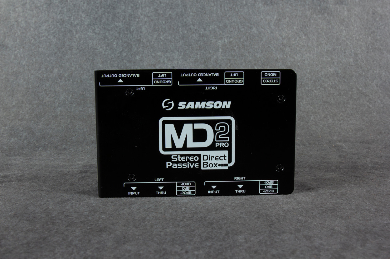 Samson MD2 Pro Stereo Passive DI Box 2nd Hand | Rich Tone Music