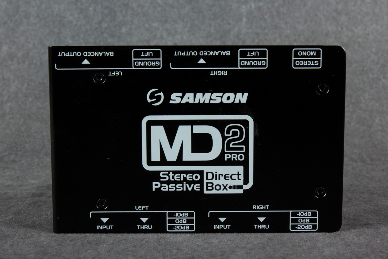 Samson MD2 Pro Stereo Passive DI Box 2nd Hand | Rich Tone Music