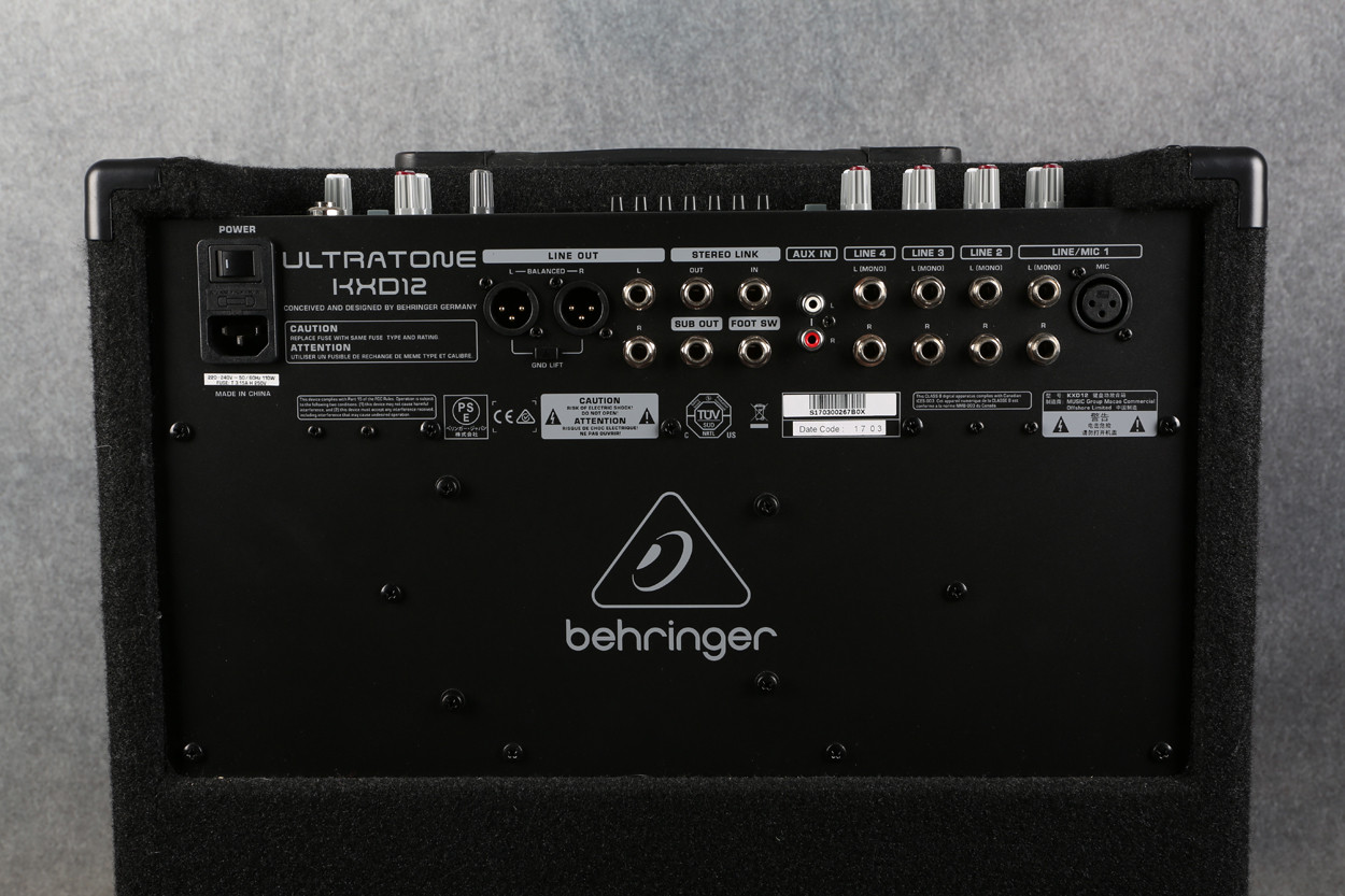 Behringer ULtratone KXD12 Keyboard Amplifier 2nd Hand | Rich Tone Music