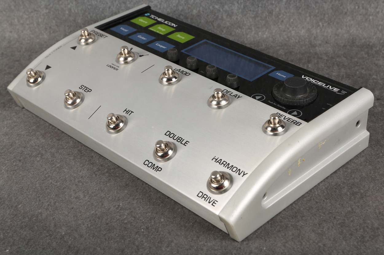 TC Helicon Voicelive 3 Vocal Guitar Effects Unit PSU 2nd Hand | Rich ...