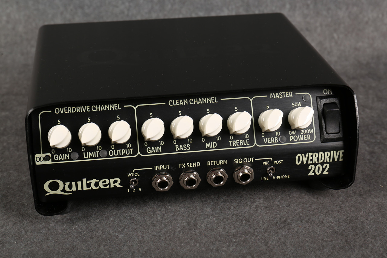 Quilter OverDrive 202 2-Channel 200-Watt Guitar Amp Head 2nd Hand ...