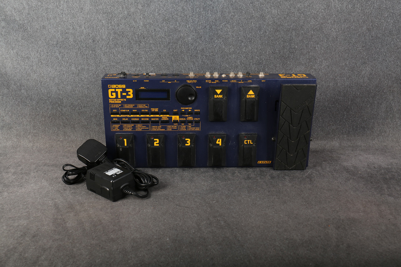 Boss GT-3 Guitar Effects Processor PSU 2nd Hand | Rich Tone Music