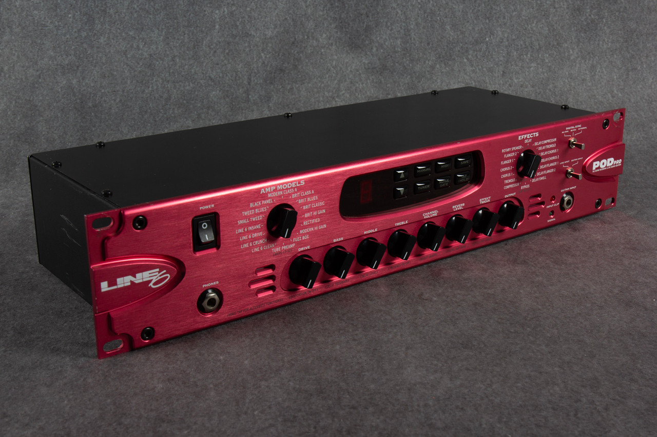 Line 6 POD Pro Rackmount Multi FX and Amp Modeler 2nd Hand | Rich Tone ...