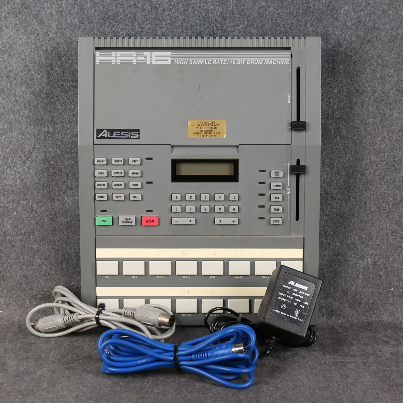 Alesis HR-16 Drum Machine PSU 2nd Hand | Rich Tone Music