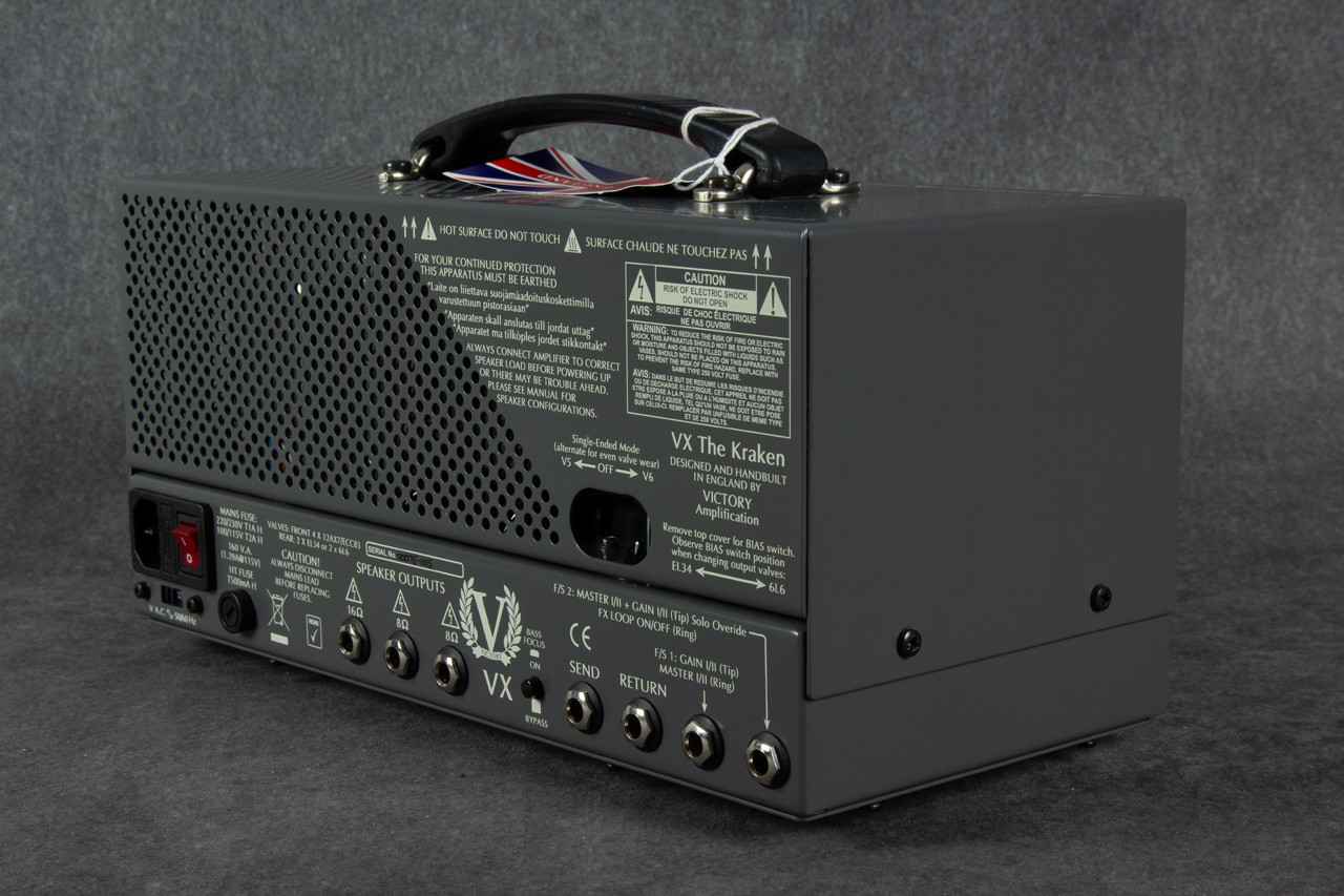 Victory VX The Kraken Valve Amp Head Footswitch 2nd Hand | Rich Tone Music