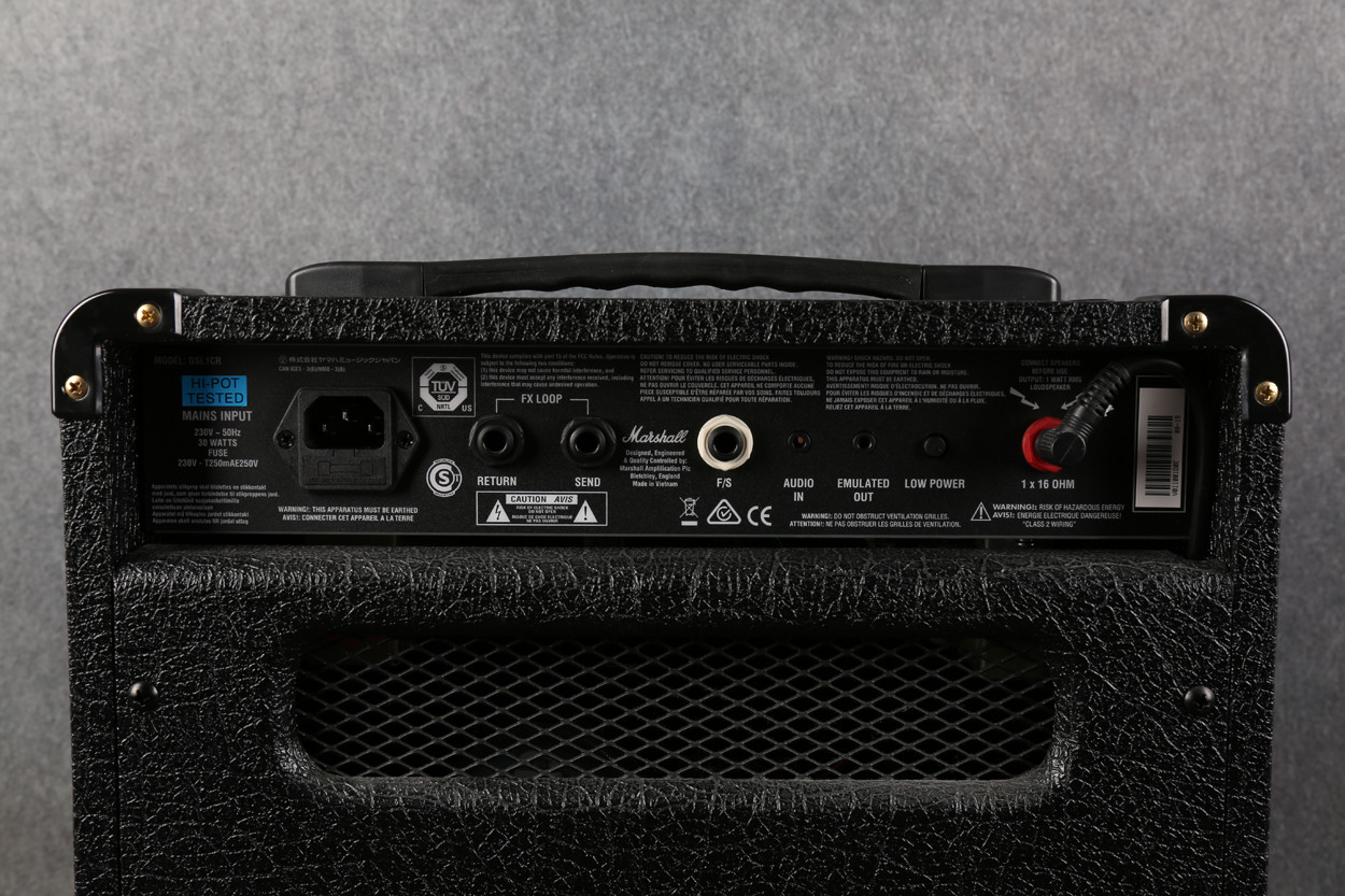 Marshall DSL1CR 1W Valve Combo Amplifier 2nd Hand | Rich Tone Music