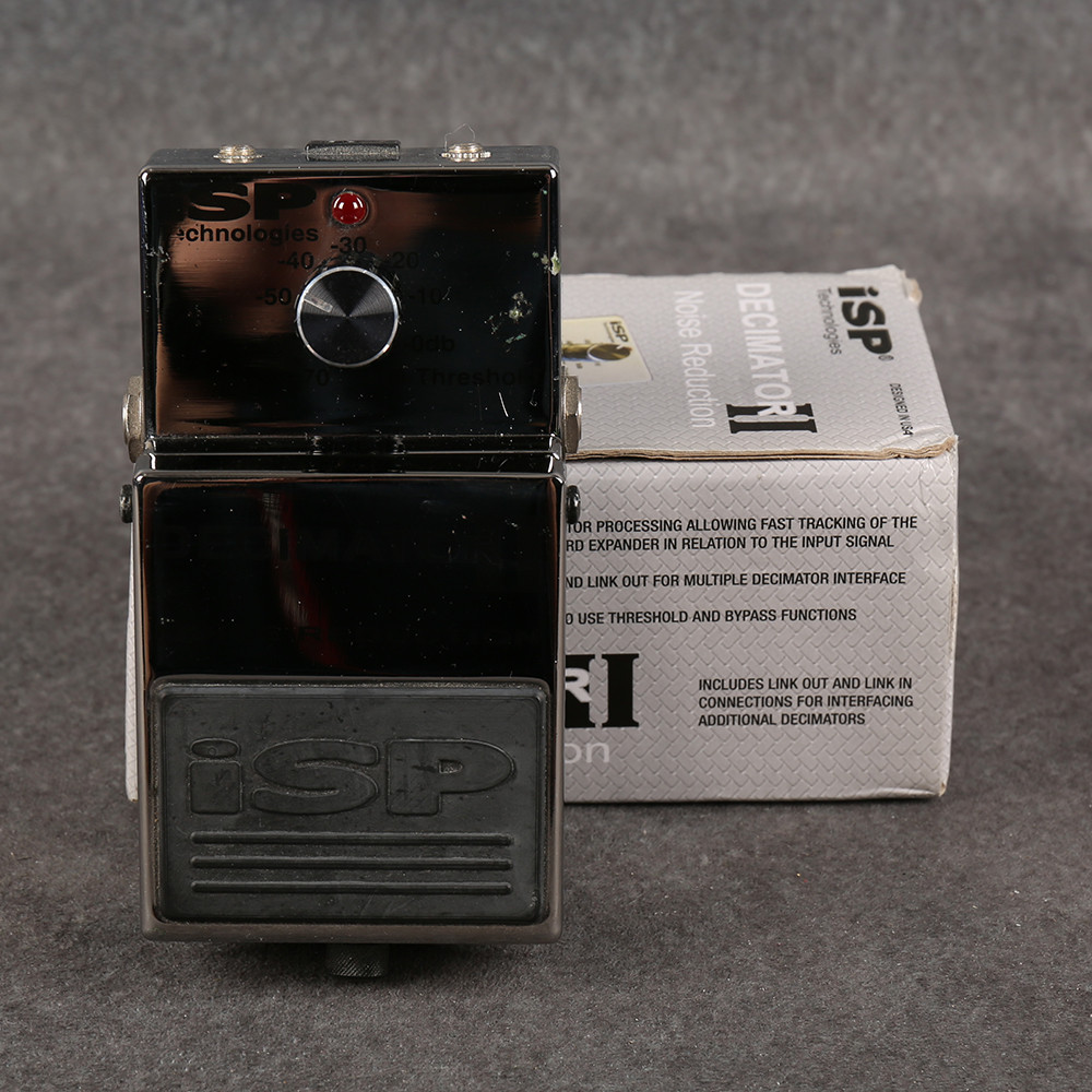 ISP Decimator II Noise Suppressor Pedal 2nd Hand | Rich Tone Music