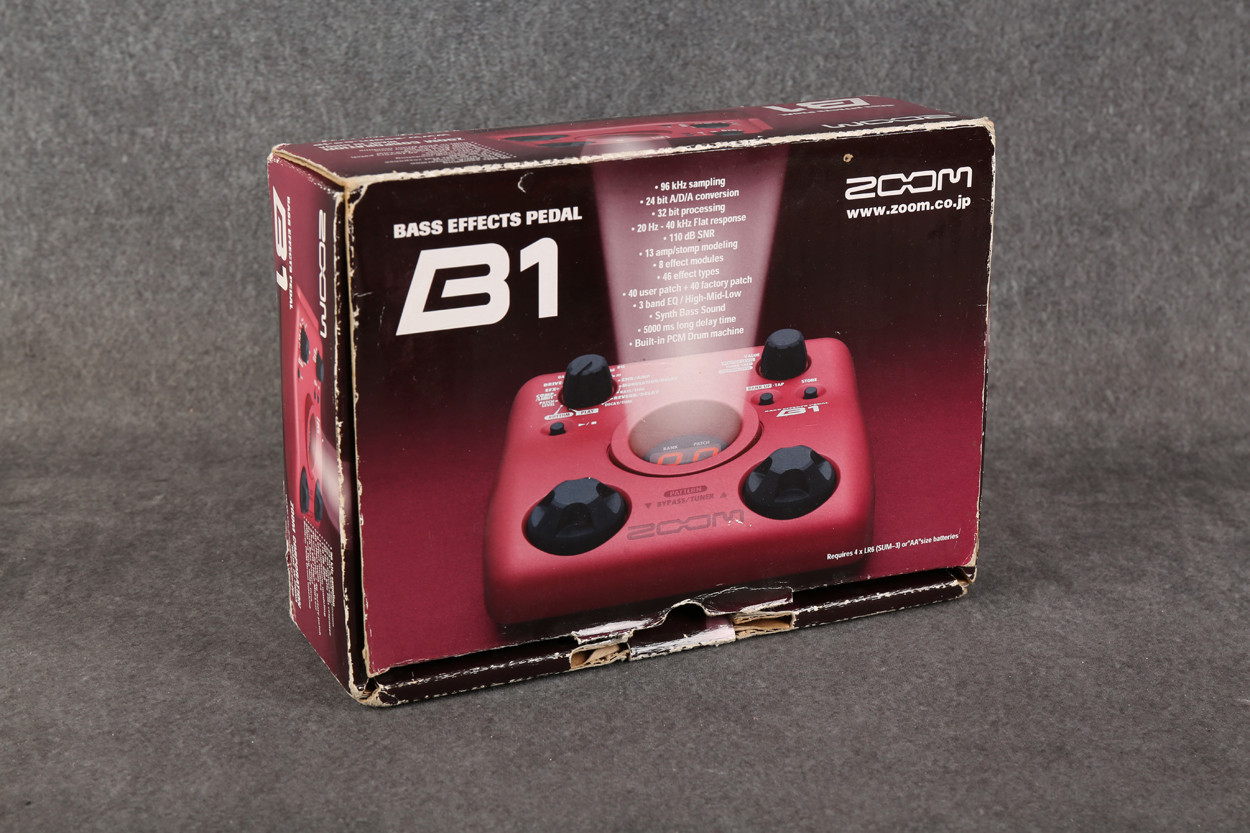 Zoom B1 Bass Multi Effects Processor 2nd Hand | Rich Tone Music