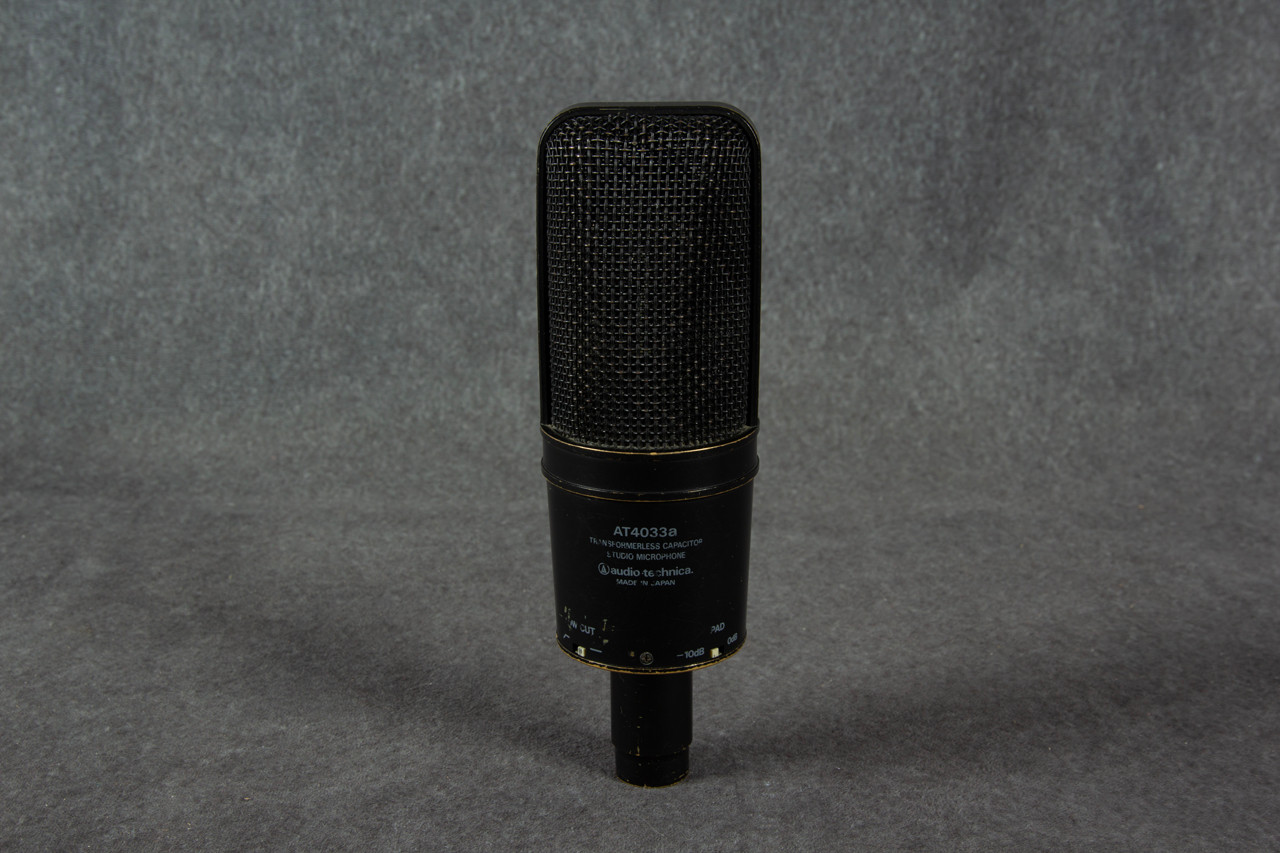 Audio-Technica AT4033a Condenser Microphone Shock Mount 2nd Hand | Rich ...