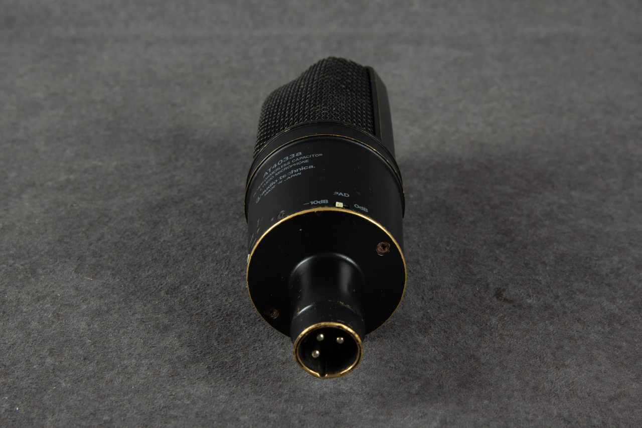 Audio-Technica AT4033a Condenser Microphone Shock Mount 2nd Hand | Rich ...