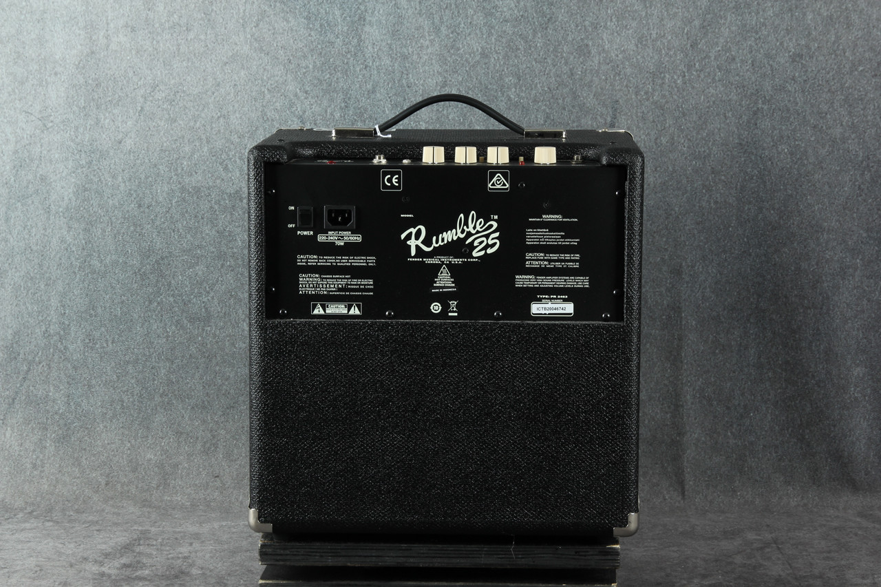 Fender Rumble 25 Bass Combo Amp 2nd Hand | Rich Tone Music