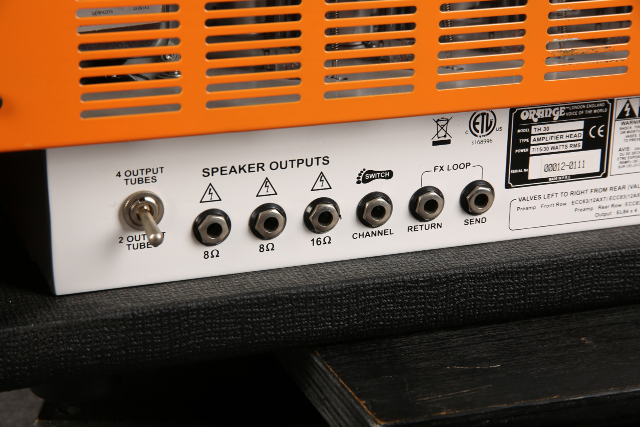 Orange TH30H Twin Channel Valve Amp Head Black 2nd Hand | Rich Tone Music