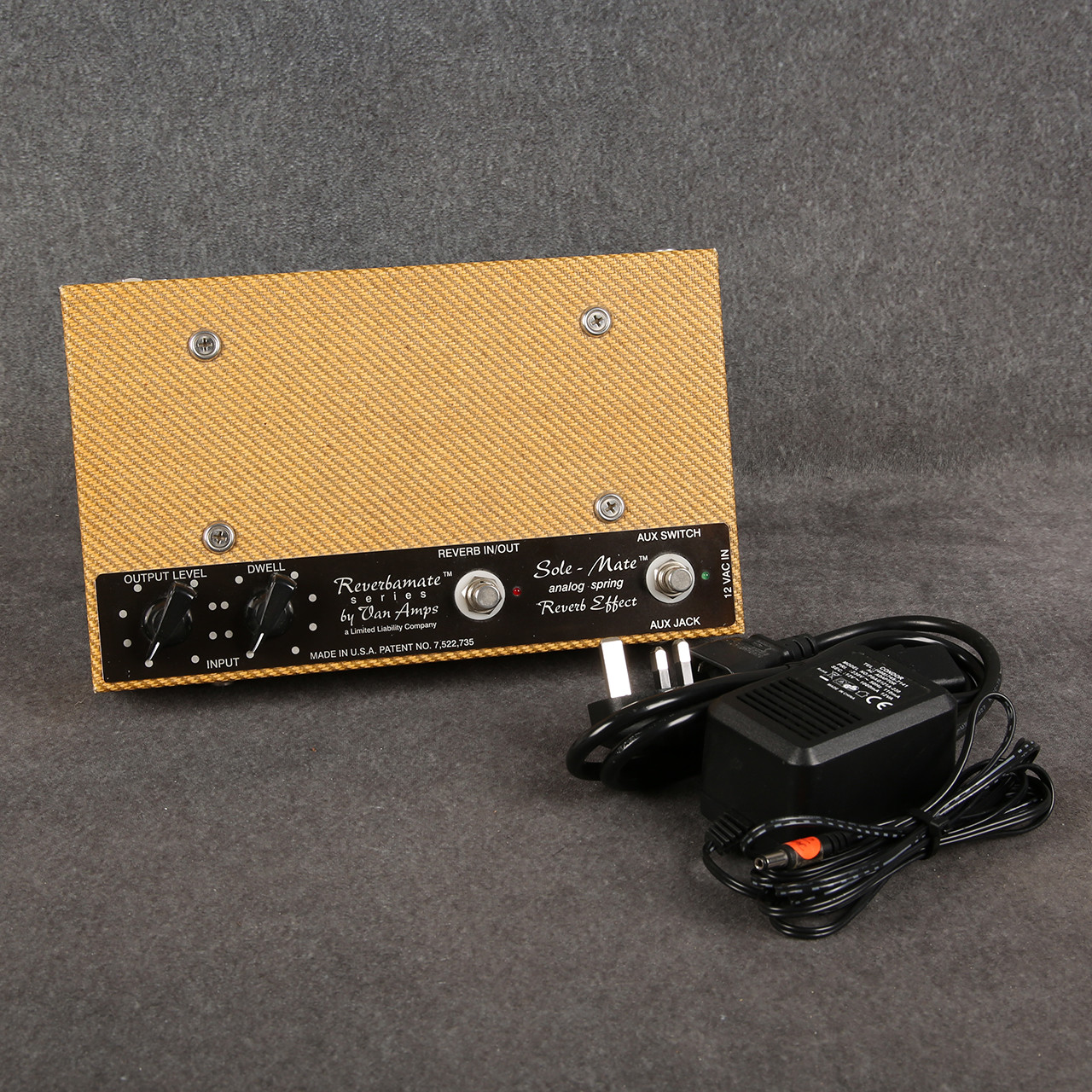 VanAmps Reverbamate Series Sole-Mate Spring Analog Reverb Tweed 2nd ...