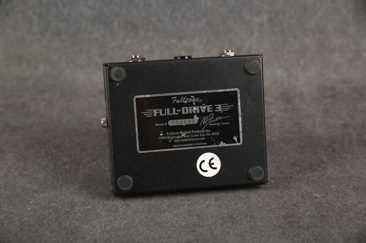 Fulltone Full-Drive 3 Overdrive Pedal 2nd Hand | Rich Tone Music
