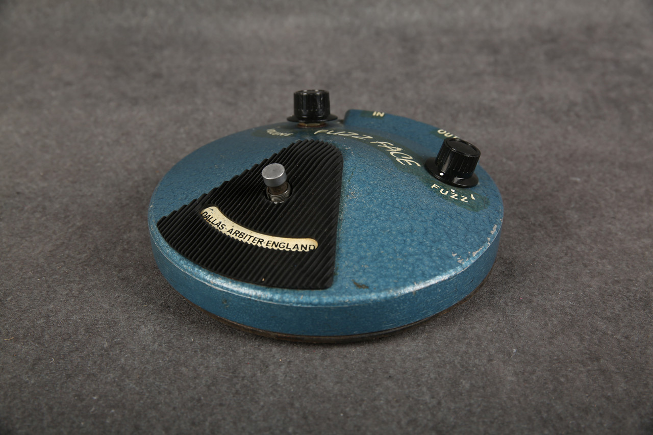 Dallas Arbiter Silicon Fuzz Face BC108 Late 60s Blue 2nd Hand | Rich ...