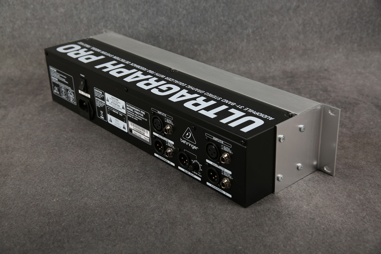 Behringer FBQ3102 Ultragraph Pro Dual 31-Band Graphic Equalizer 2nd ...