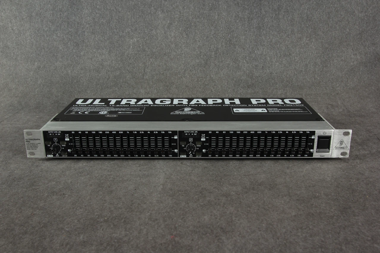 Behringer FBQ1502 Rackmount Graphic Equalizer 2nd Hand | Rich Tone Music